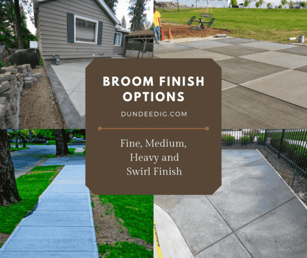 Broom Finish Types | Fine, Medium, Heavy and Broom Swirl