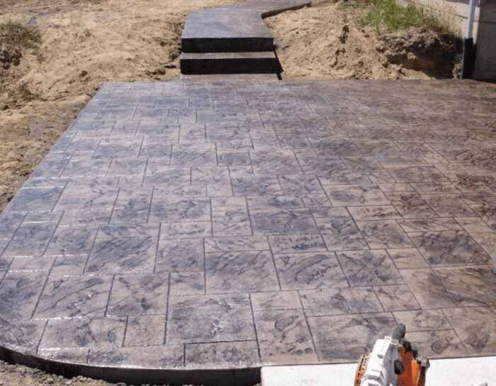 Options for Brick Stamed Concrete Patterns