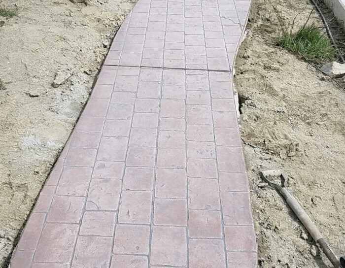 Options for Brick Stamed Concrete Patterns