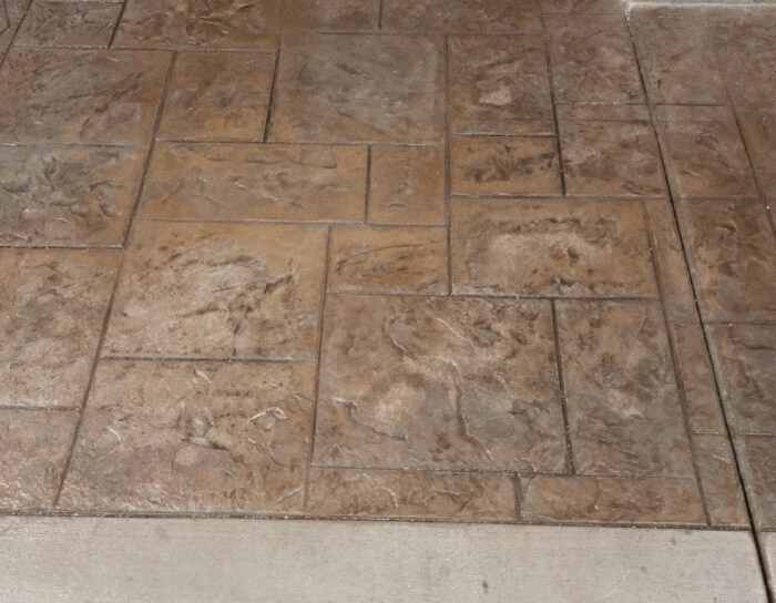 Options for Brick Stamed Concrete Patterns