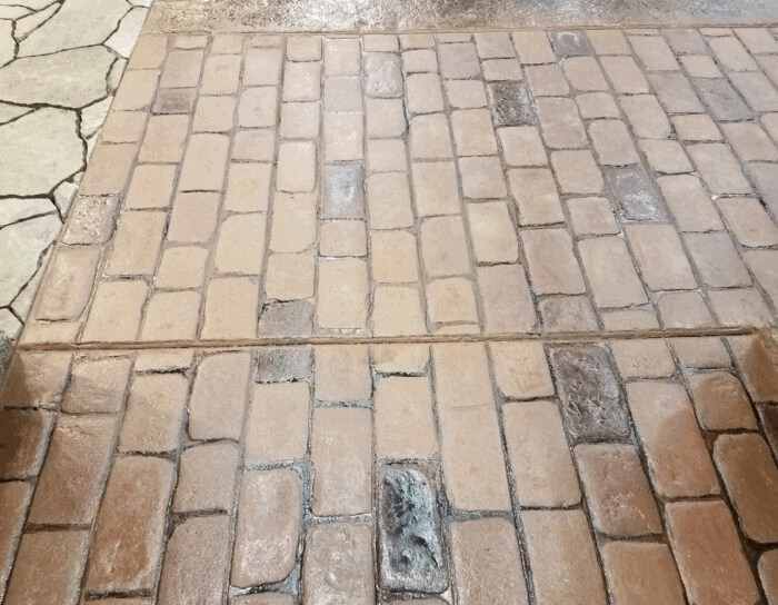 Options for Brick Stamed Concrete Patterns