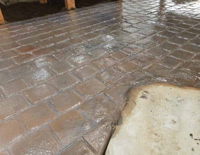 Options for Brick Stamed Concrete Patterns