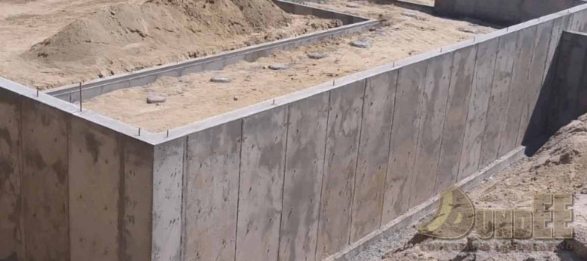 Concrete Retaining Walls and Foundations
