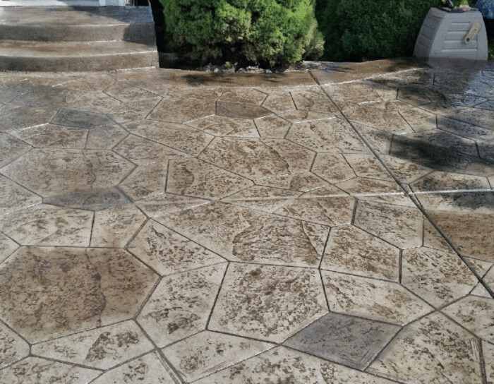 Add Style With Granite Stamped Concrete