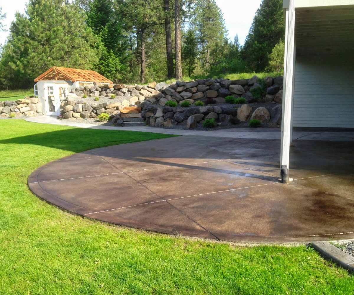 Create Unique Looks with Stained Concrete Installations