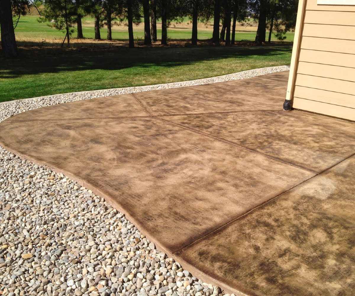 Create Unique Looks with Stained Concrete Installations