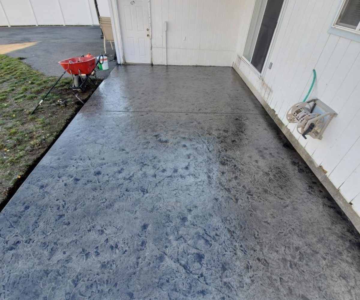 Sand Wash Stamped Concrete for Durable Outdoor Beauty