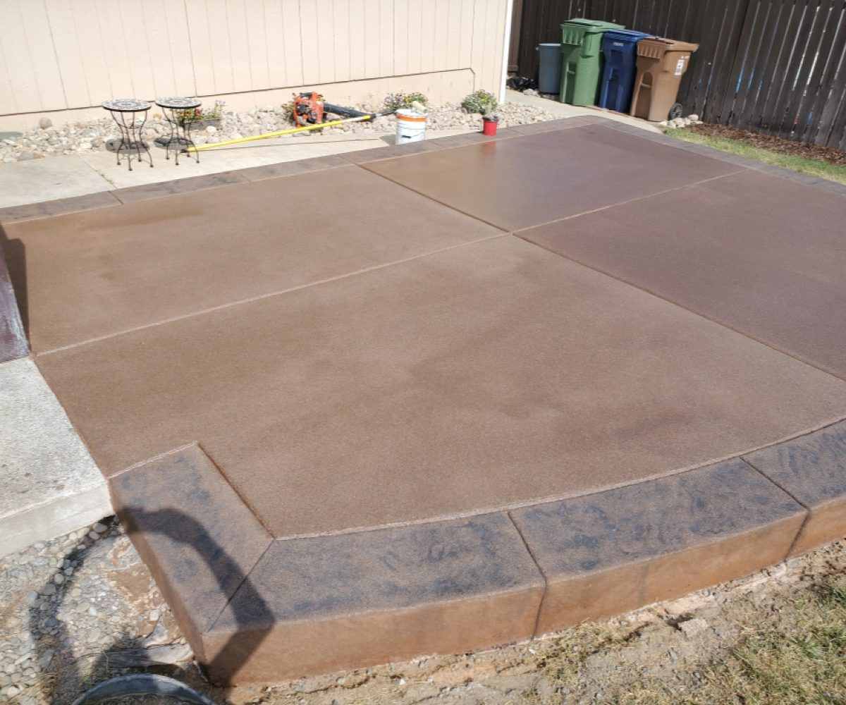 Sand Wash Stamped Concrete for Durable Outdoor Beauty