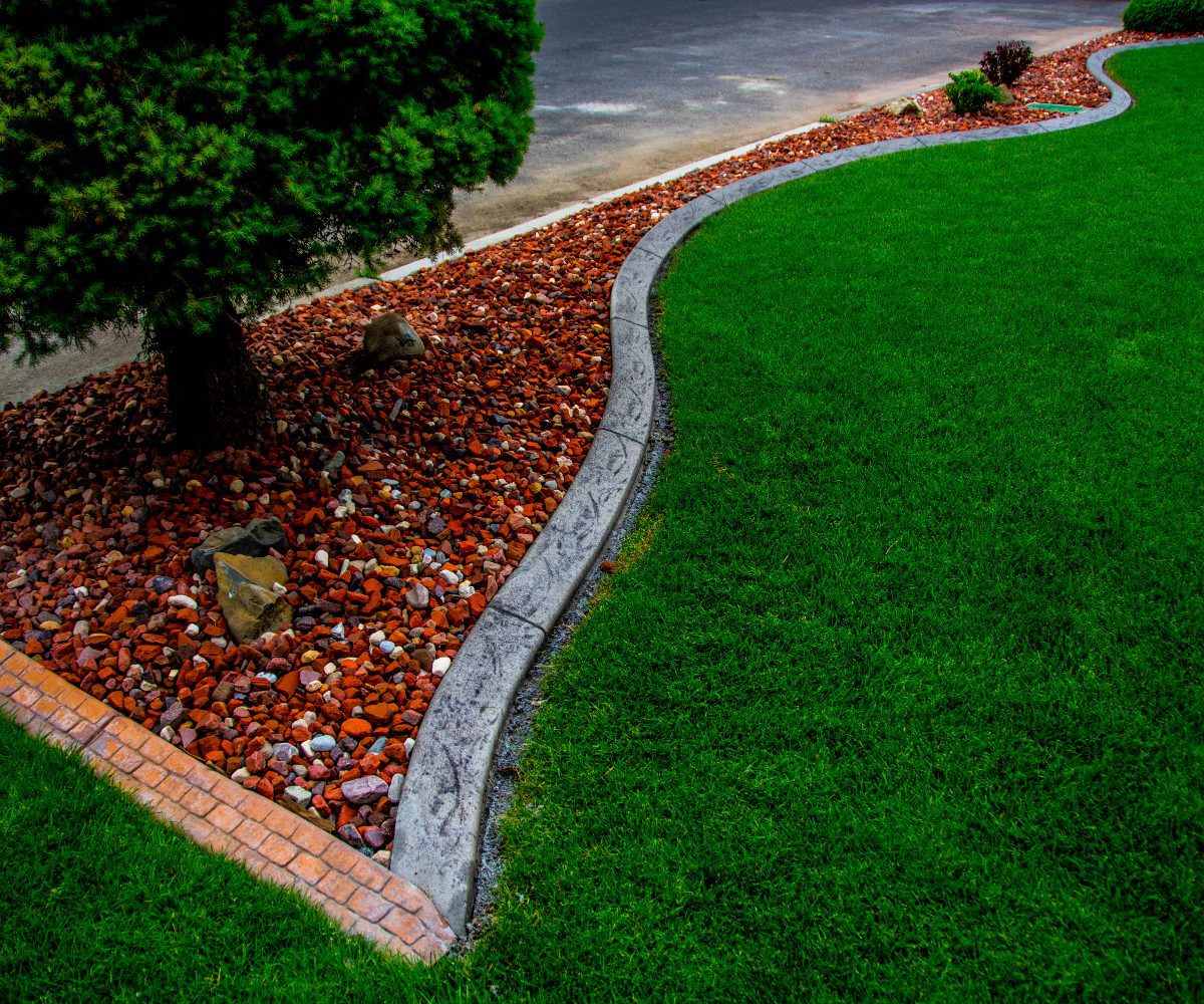 Stamped Concrete Curbing Options - Dundee Concrete, Curb and Landscaping