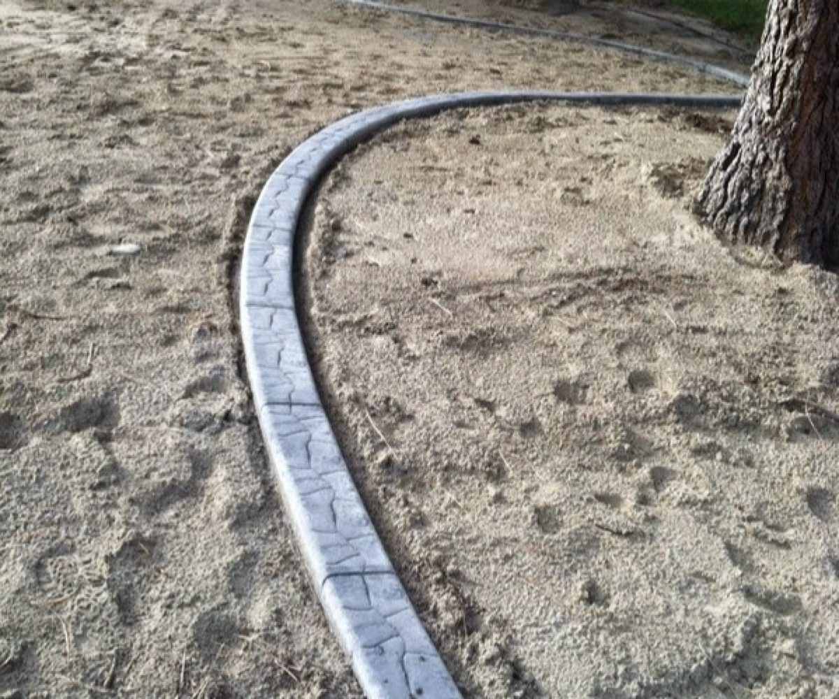 Stamped Concrete Curbing Options - Dundee Concrete, Curb and Landscaping