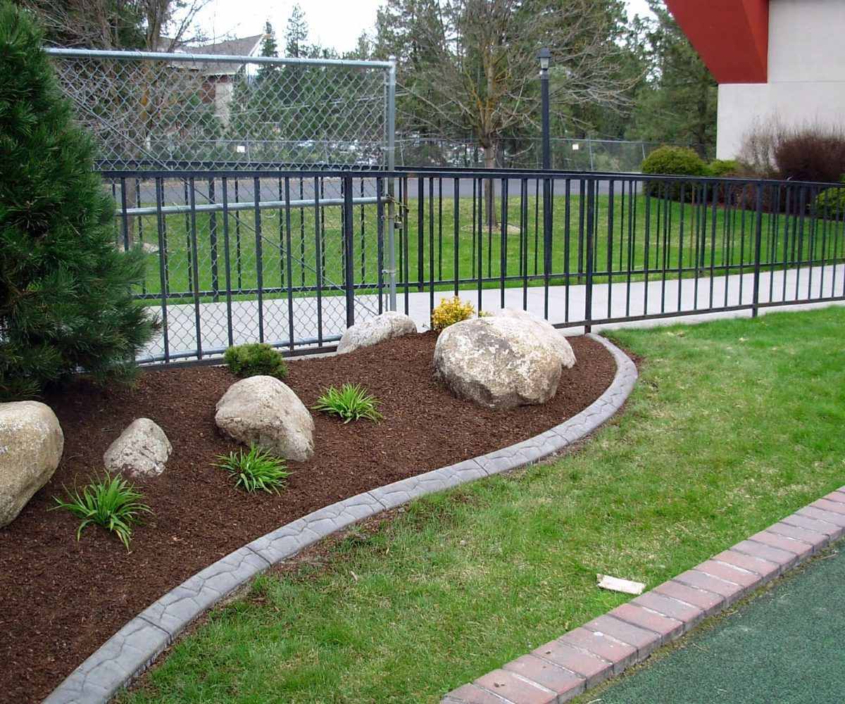 Stamped Concrete Curbing Options - Dundee Concrete, Curb and Landscaping