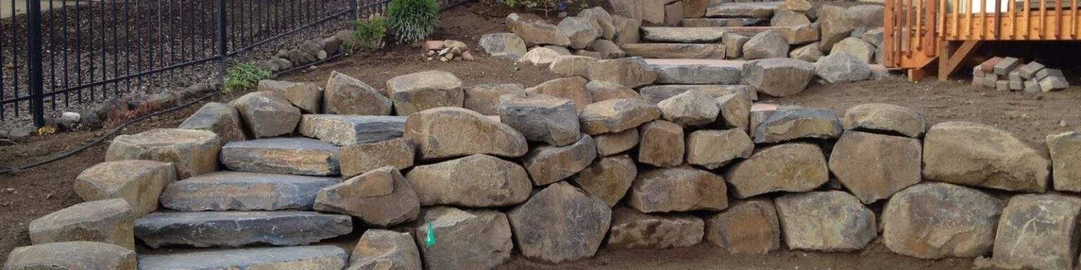 Boulder Retaining Wall Services Provided by Dundee LLC